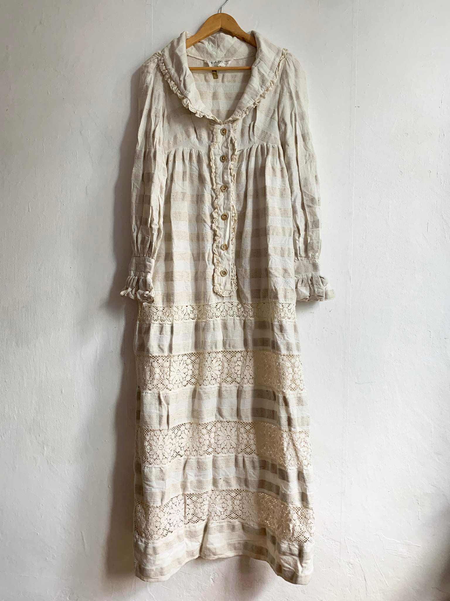 Rare Vintage 60s 70s British Designer Jean Varon Original Lace Summer ...