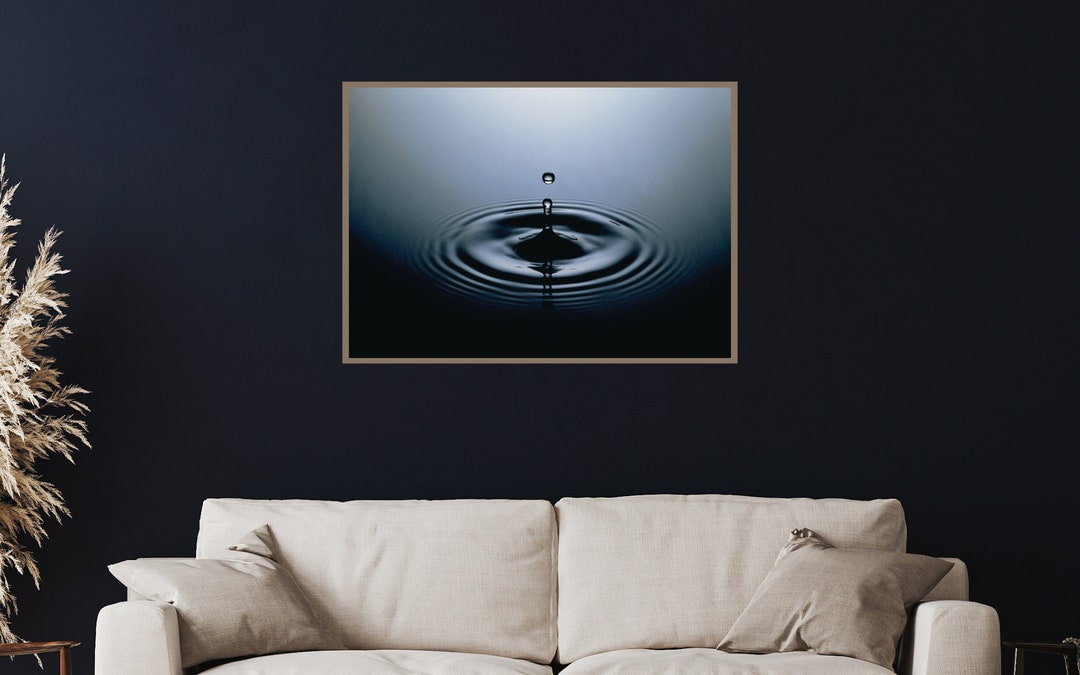 Water Ripples Print Still Water Peace Photograph Print Modern ...