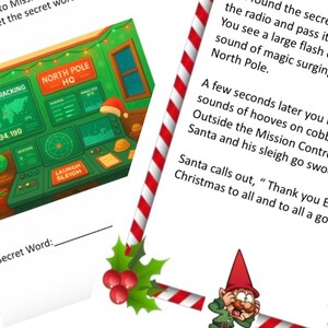 Elvin Saves Christmas Escape Room Game - Etsy