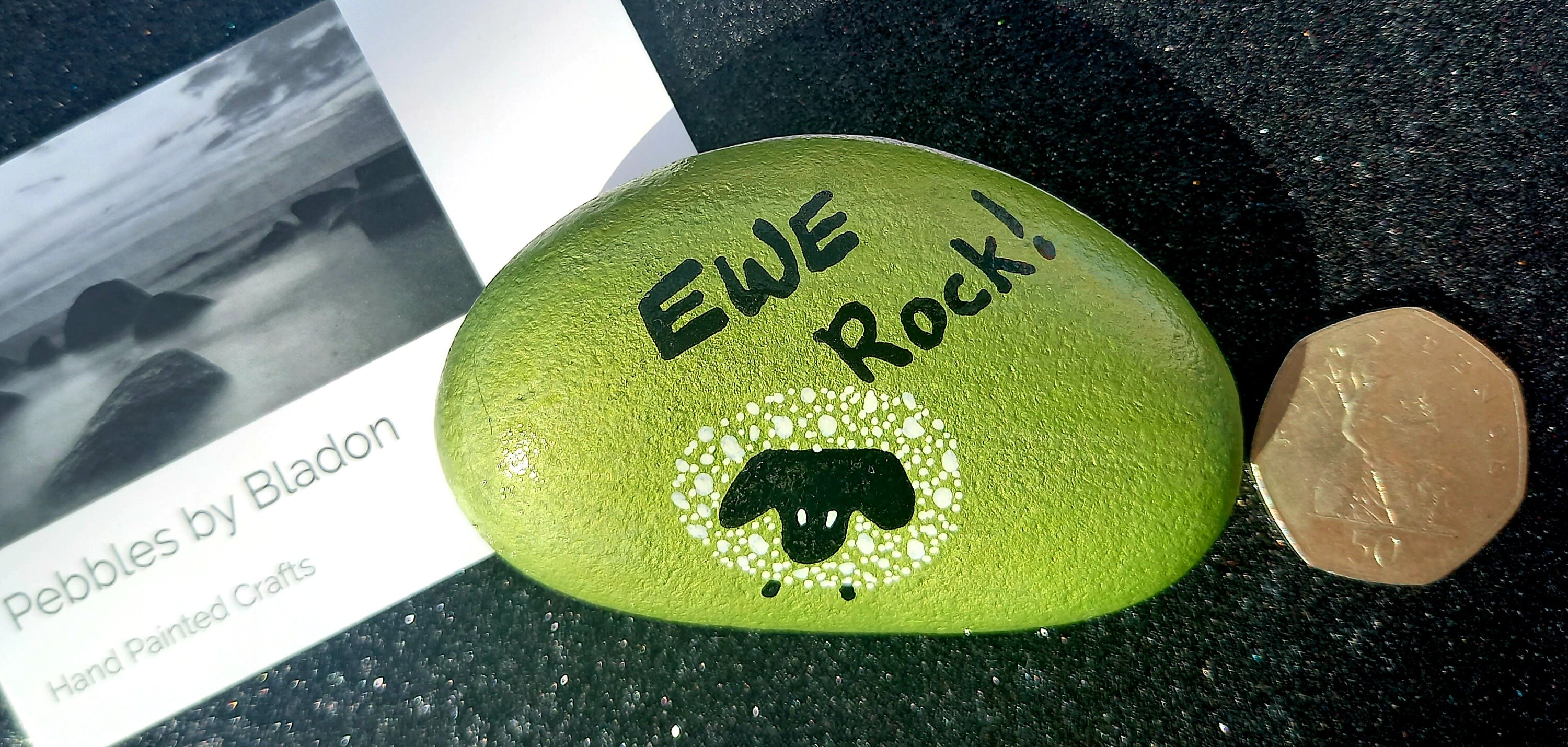 Sheep/ewe Rock/welsh/wales/cute Funny/hand Painted - Etsy UK