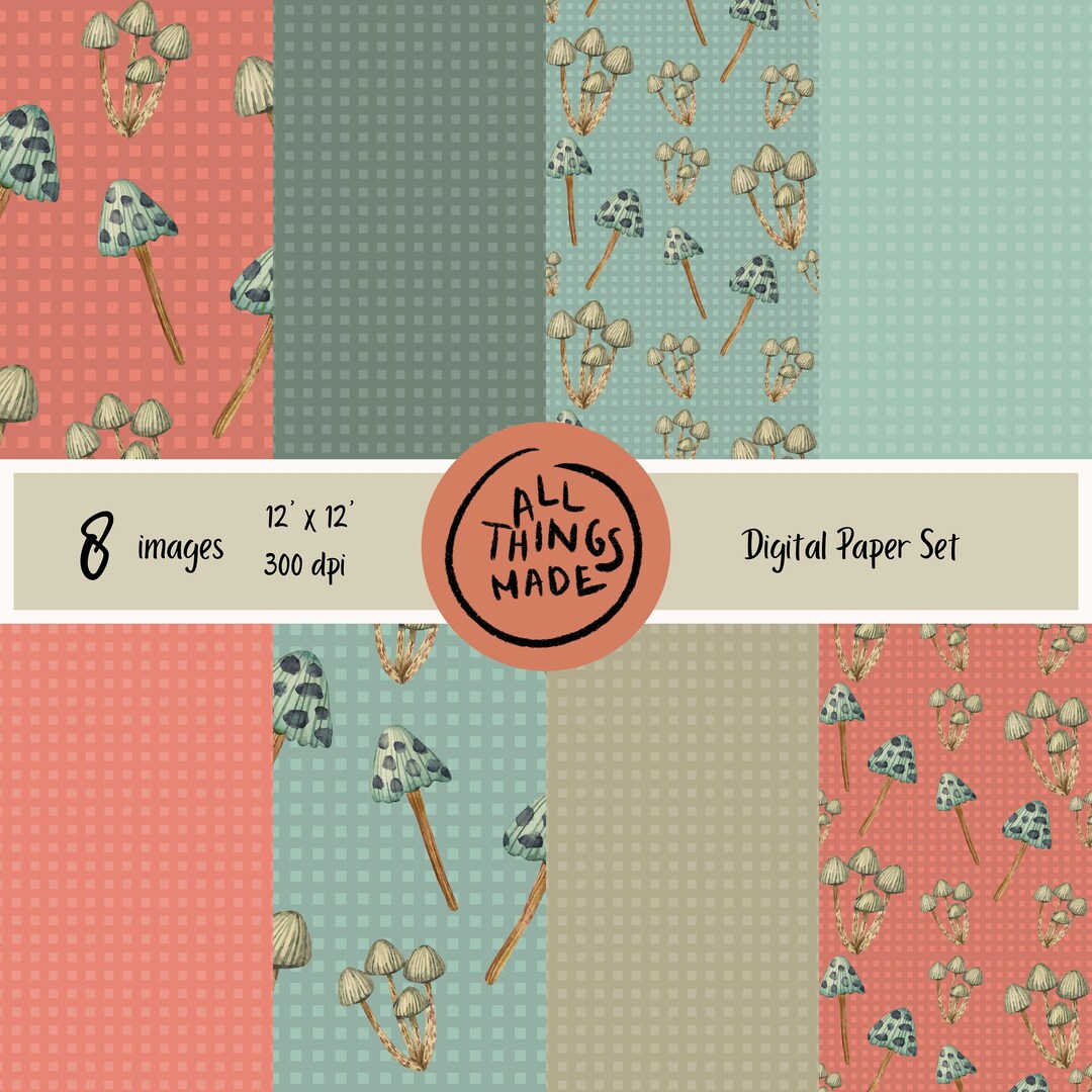 Printable Paper Set for Scrapbooking Instant Download - Etsy