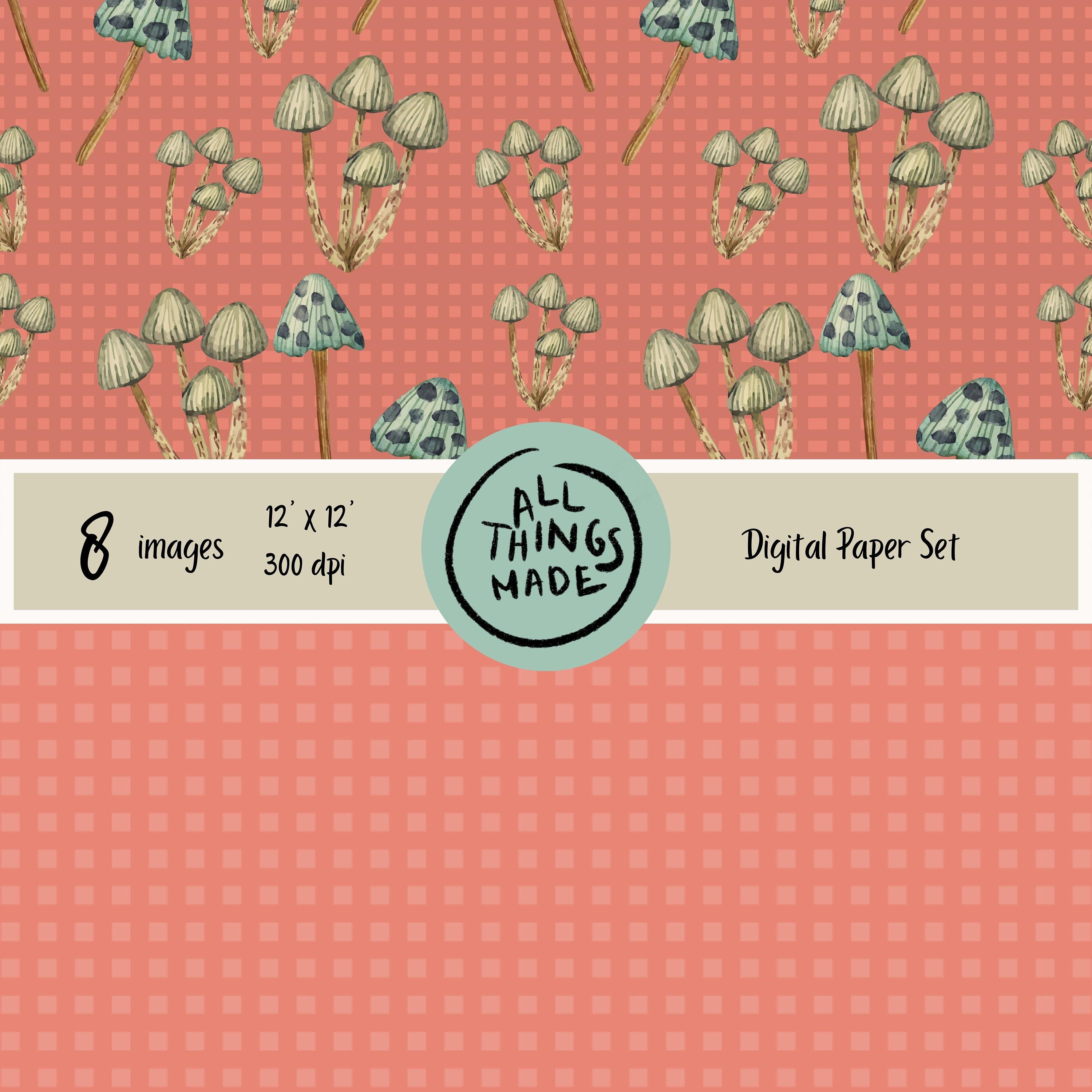 Printable Paper Set for Scrapbooking Instant Download - Etsy