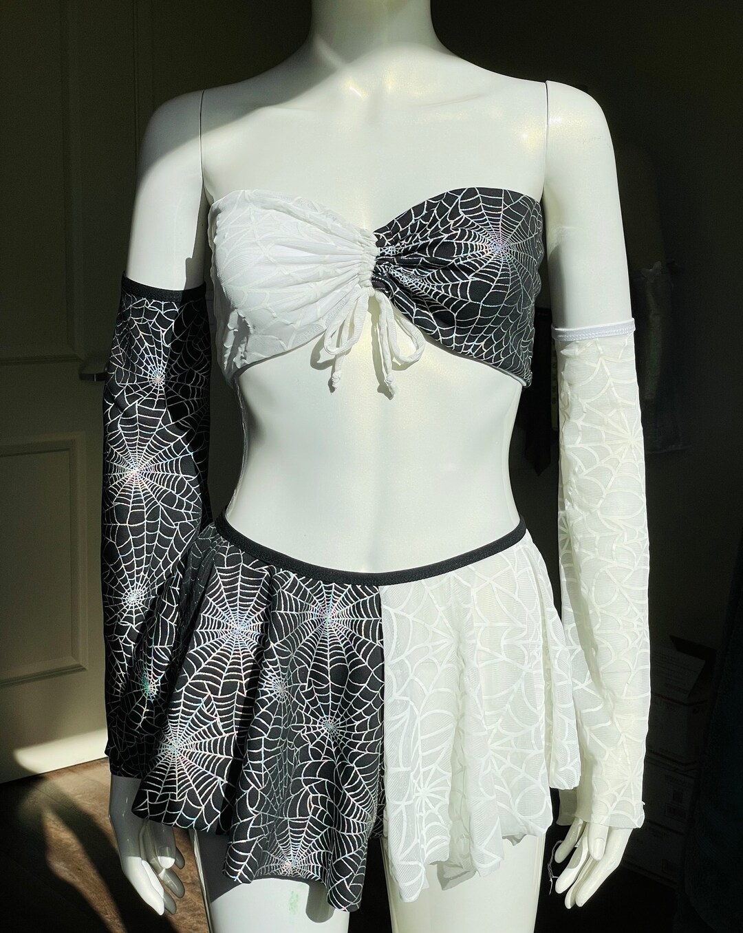 Spiderweb Set/ Glow in the Dark Outfit/ Halloween Outfit/ - Etsy