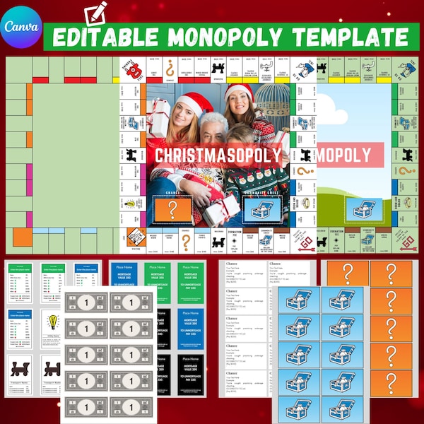 Monopoly Game Board - Etsy