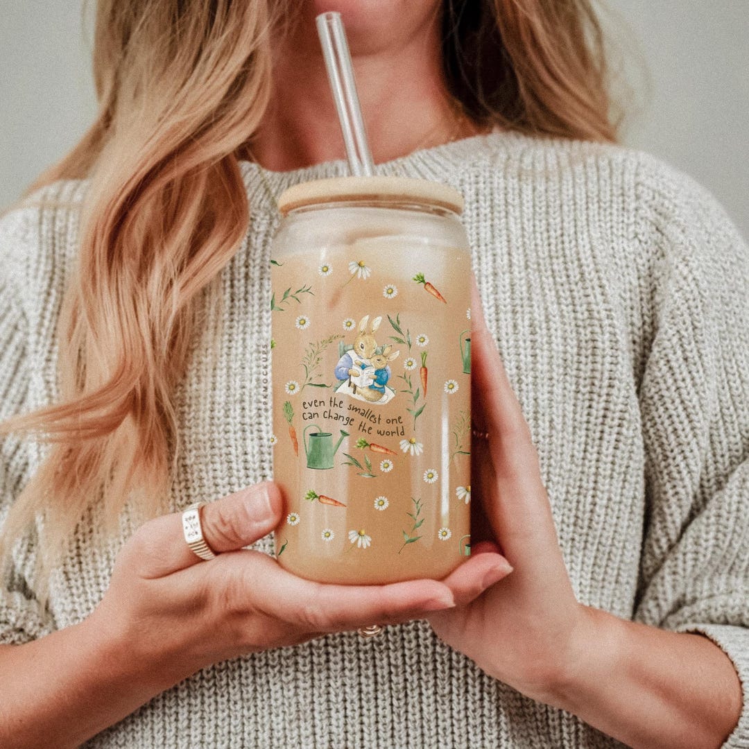 Peter Rabbit Gift, Beatrix Potter Merch, Bookish Tumbler, Peter Rabbit ...