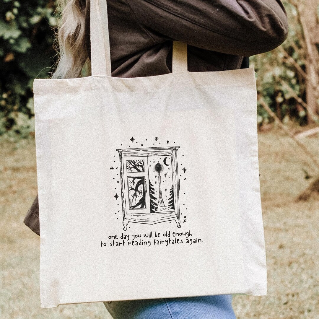Chronicles of Narnia Tote Bag, Fantasy Book Gift for Readers, CS Lewis ...