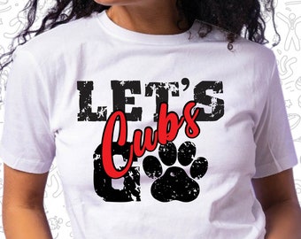 Cub Pride Leopard Mascot SVG Digital Cut File + PNG - Etsy