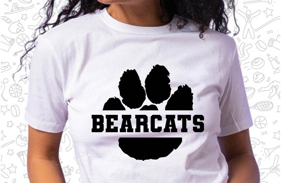 Bearcats Svg Paw Svg School Pride Monogram Svg Cut for - Etsy