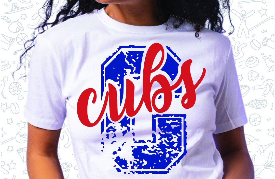 Cubs Svg, Grunge Svg, Distressesd Svg, Cut for Cricut and Silhoutte - Etsy