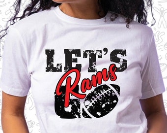 Lets Go Rams Svg - Etsy