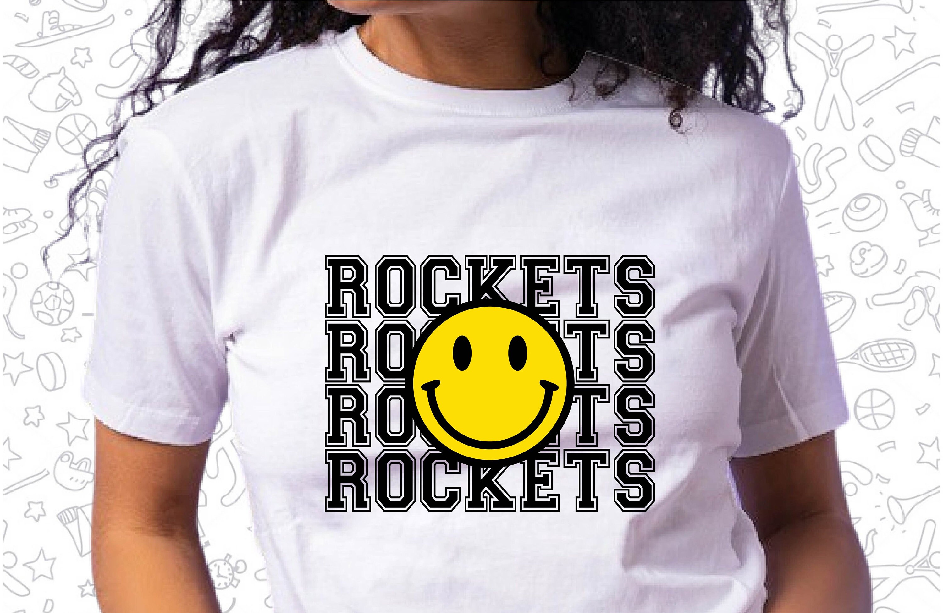 Rockets Smiley Svg School Spirit School Pride Cut for - Etsy