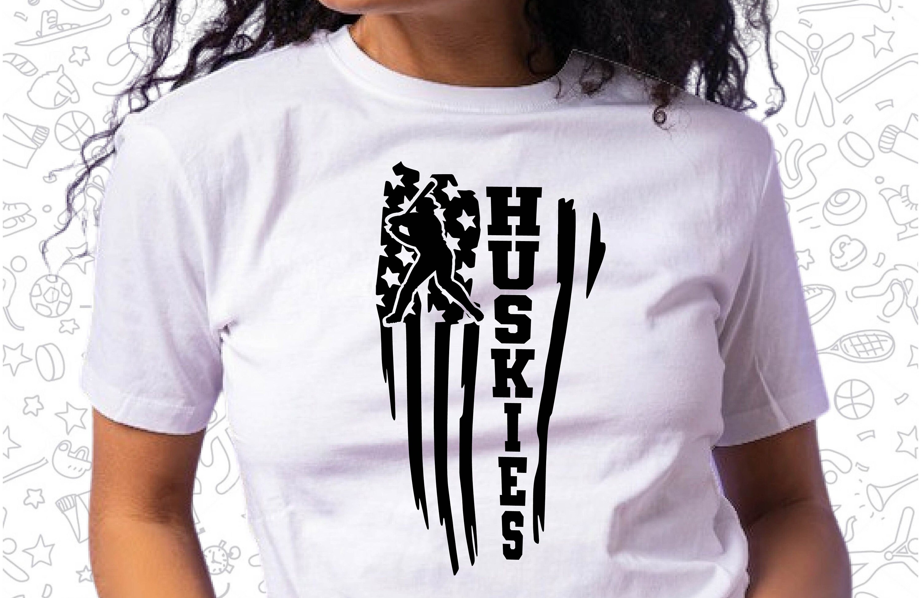 Huskies Svg, American Flag Svg, Baseball Player Svg, Cut for Cricut and ...