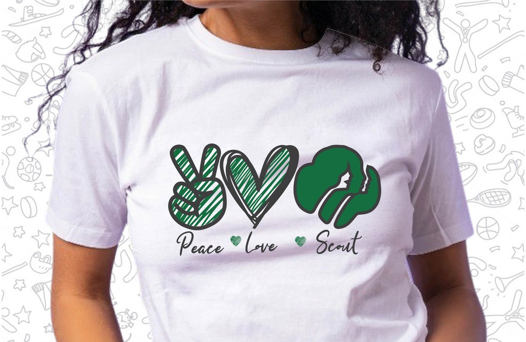 Peace Love Scouts Svg, Scouts Svg, Cut for Cricut and Silhoutte - Etsy