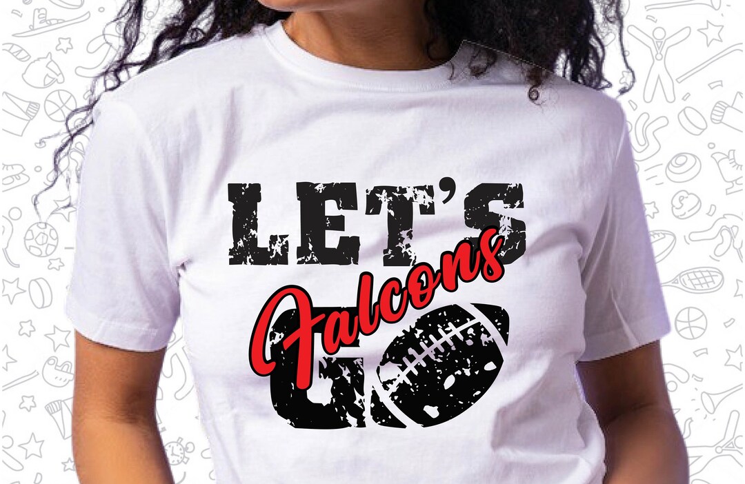 Let's Go Falcons Svg Football Svg Grunge Svg - Etsy