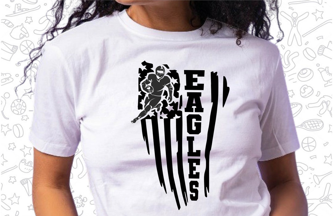 Eagles Football Svg File - Etsy