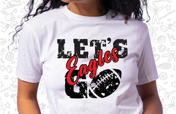 Let's Go Eagles Svg Football Svg Grunge Svg - Etsy
