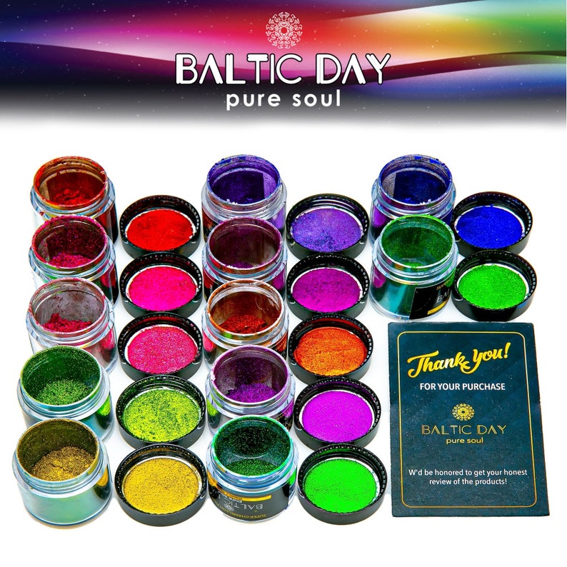 Baltic Day 12 Color Shifting Super Chameleon Pigments Set - Etsy