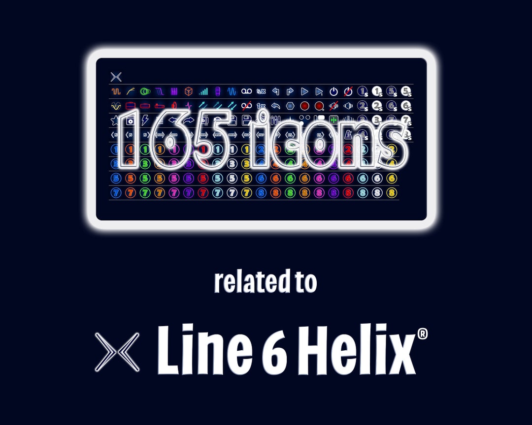165 ICONS Related to the Line 6 Helix - Etsy