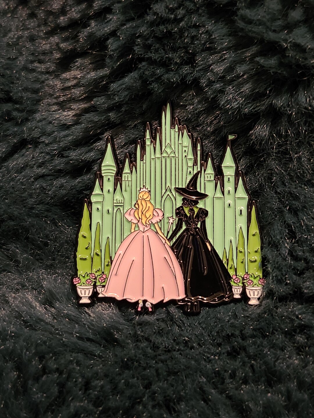 FOR GOOD WICKED Glinda Elphaba Wizard of Oz Enamel Pin - Etsy