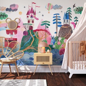 OAKLEY Removable WALLPAPER PREPASTED Mural Kids Bedroom Nursery ...