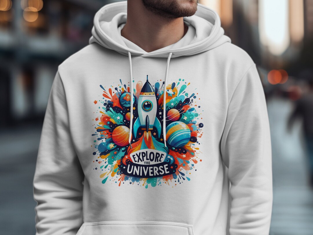 Space Hoodie, Galaxy Wear, Cosmic Journey, Star Gazer, Universe Love ...