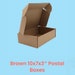 Brown Large Letter / Small Parcel Royal Mail Postal Cardboard Mailing ...