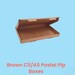Brown Large Letter / Small Parcel Royal Mail Postal Cardboard Mailing ...