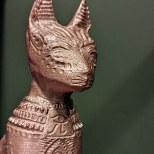 Bastet Cat Statue / Egyptian Goddess Sculpture / Goddess of Protection ...