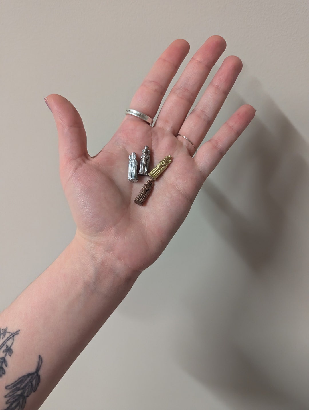 Mini Hecate Pocket Charm: 17mm, 3D Printed Resin Charm, Triple Goddess ...