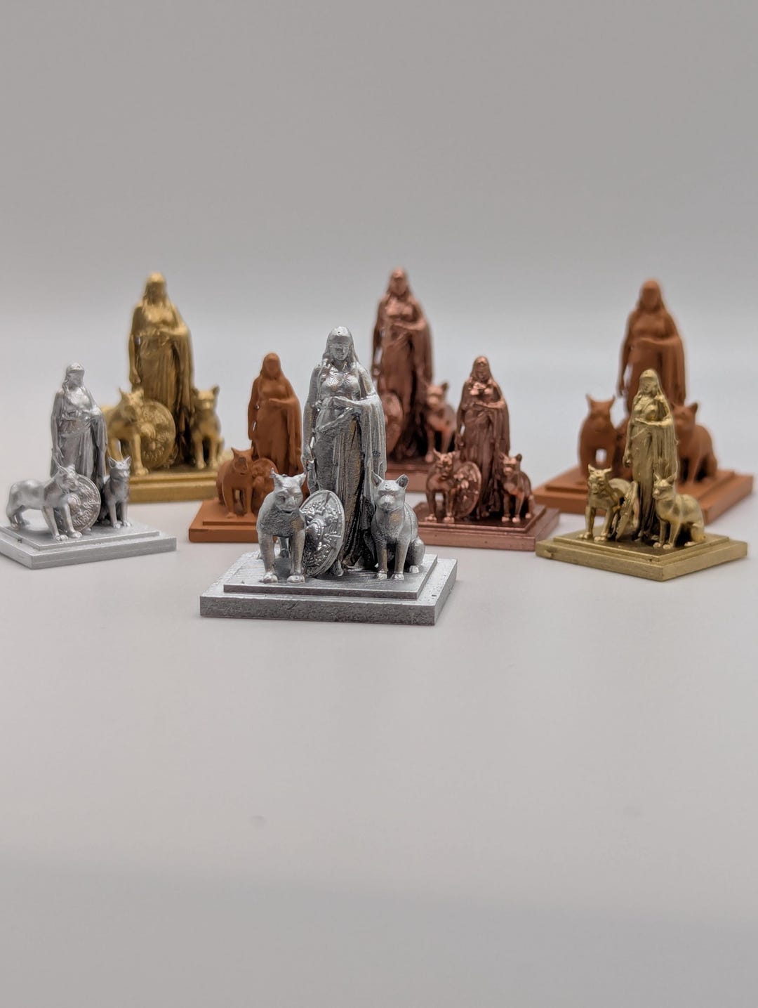 Freya Collector's Set / 33mm & 25mm Miniature Figures / Painted Resin ...