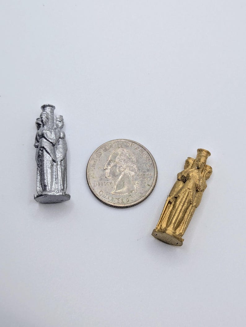 Hecate Pocket Charm: 33mm Miniature Statue, 3D Printed Lightweight PLA ...