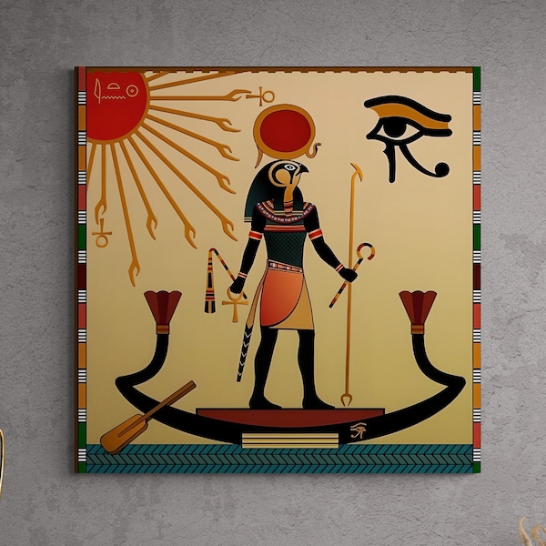 Egyptian God Ra Wall Art - Etsy