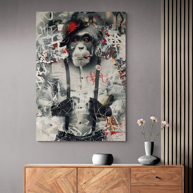 Monkey Wall Art - Etsy