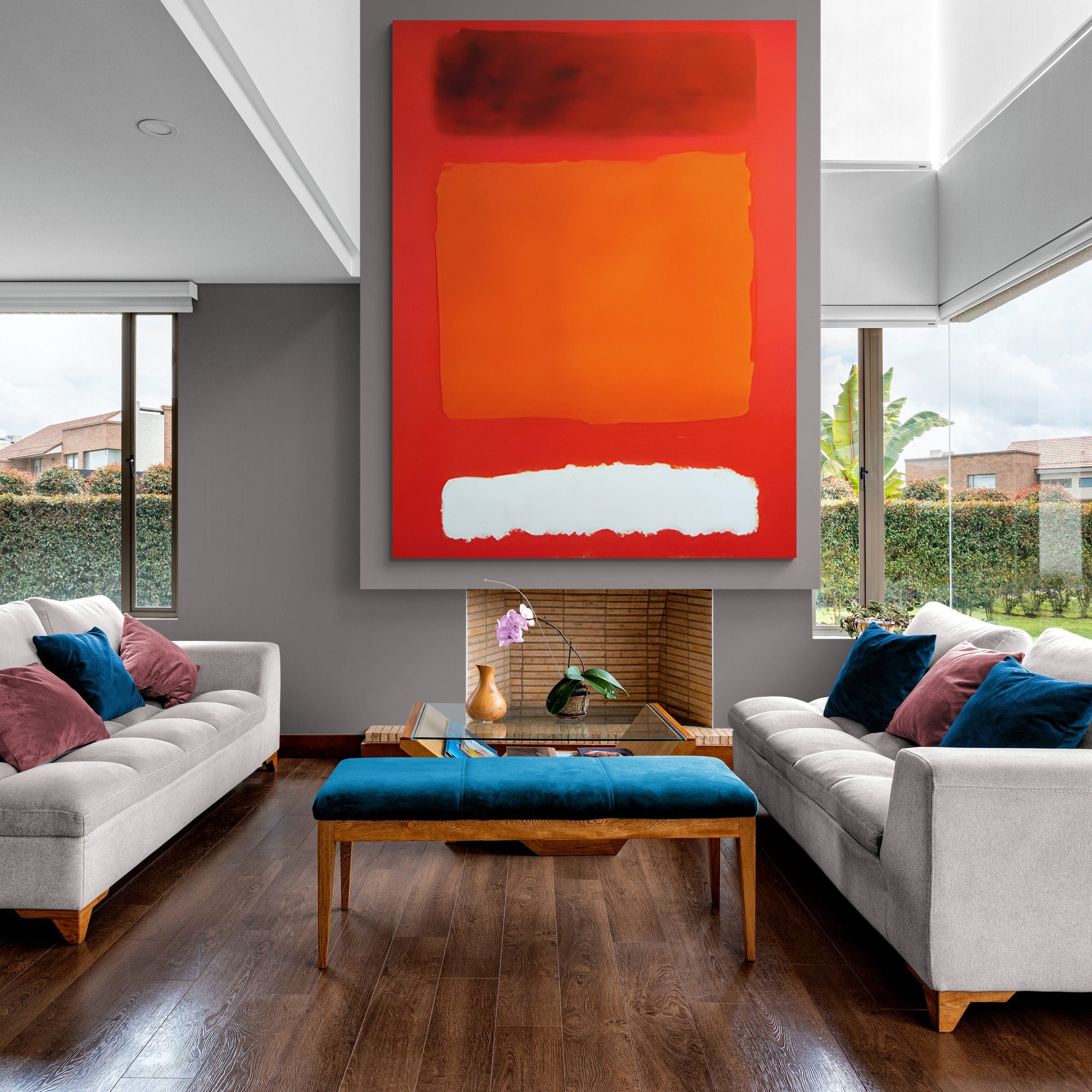 Mark Rothko Red White