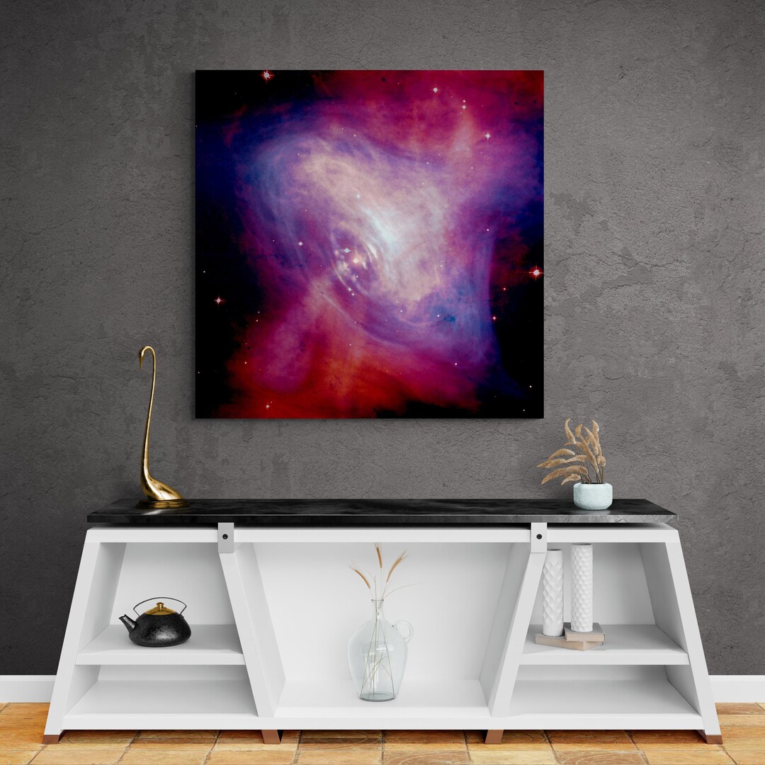 Supernova Remnant Canvas, Colorful Wall Art, Space Wall Art, Planet ...