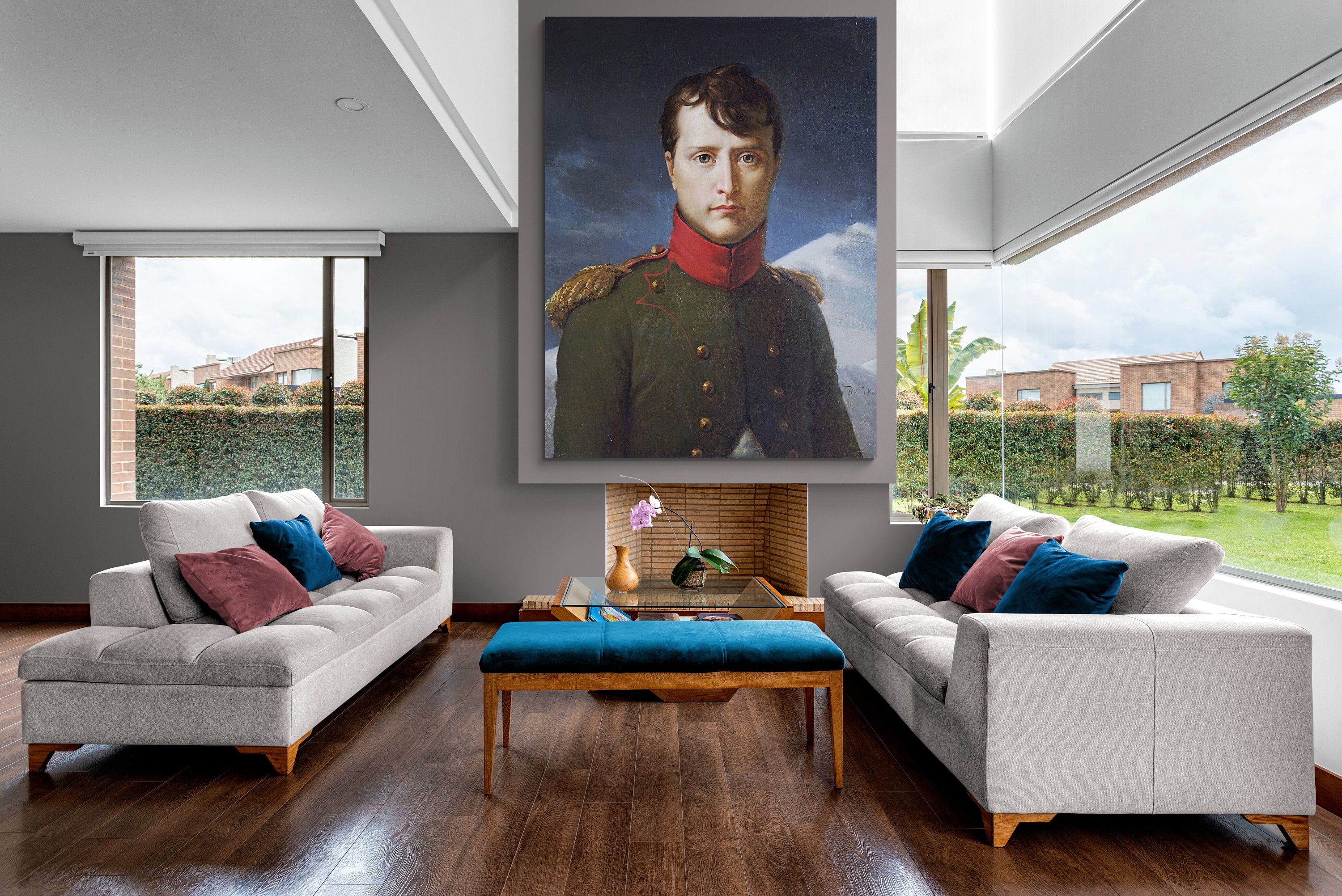 Napoleon Bonaparte Wall Art Portrait Canvas Art French King | Etsy