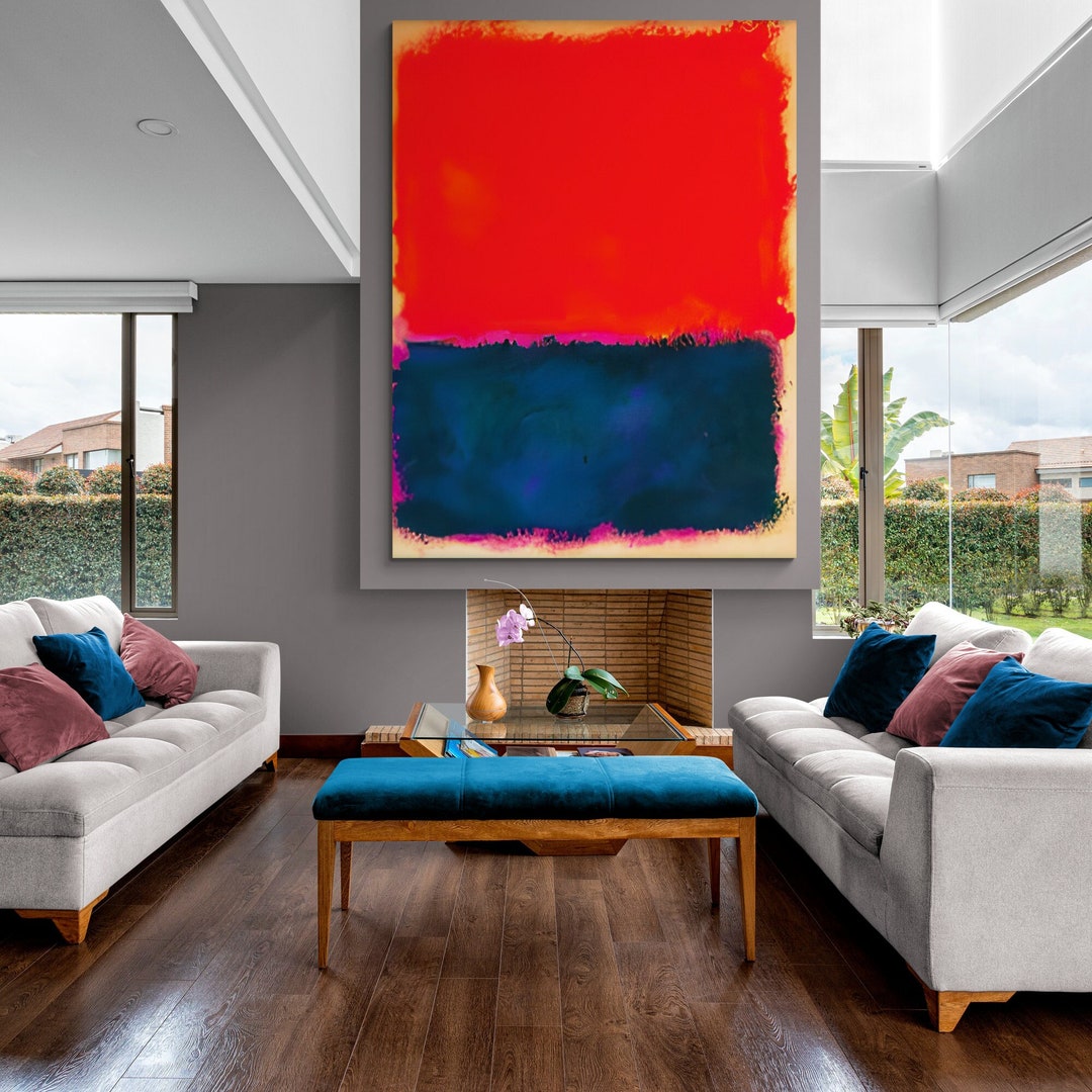 Mark Rothko Canvas Art, Rothko Wall Art, Abstract Expressionism Art ...