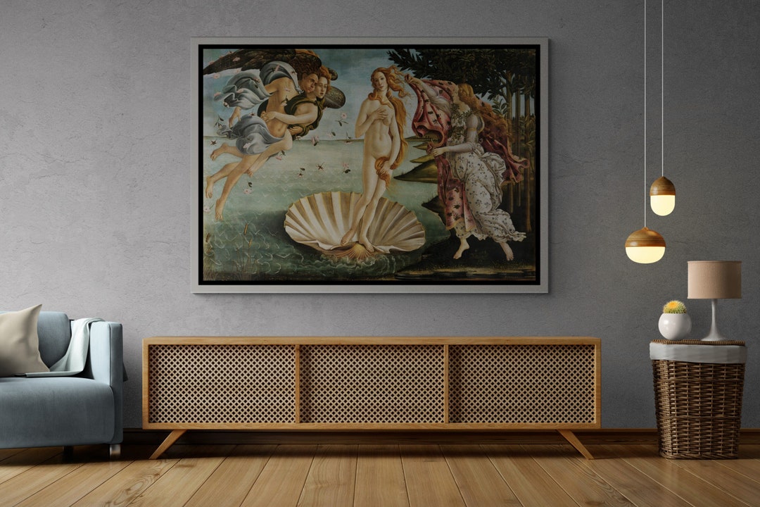 Sandro Botticelli Wall Art, the Birth of Venus Canvas, Woman Wall Art ...