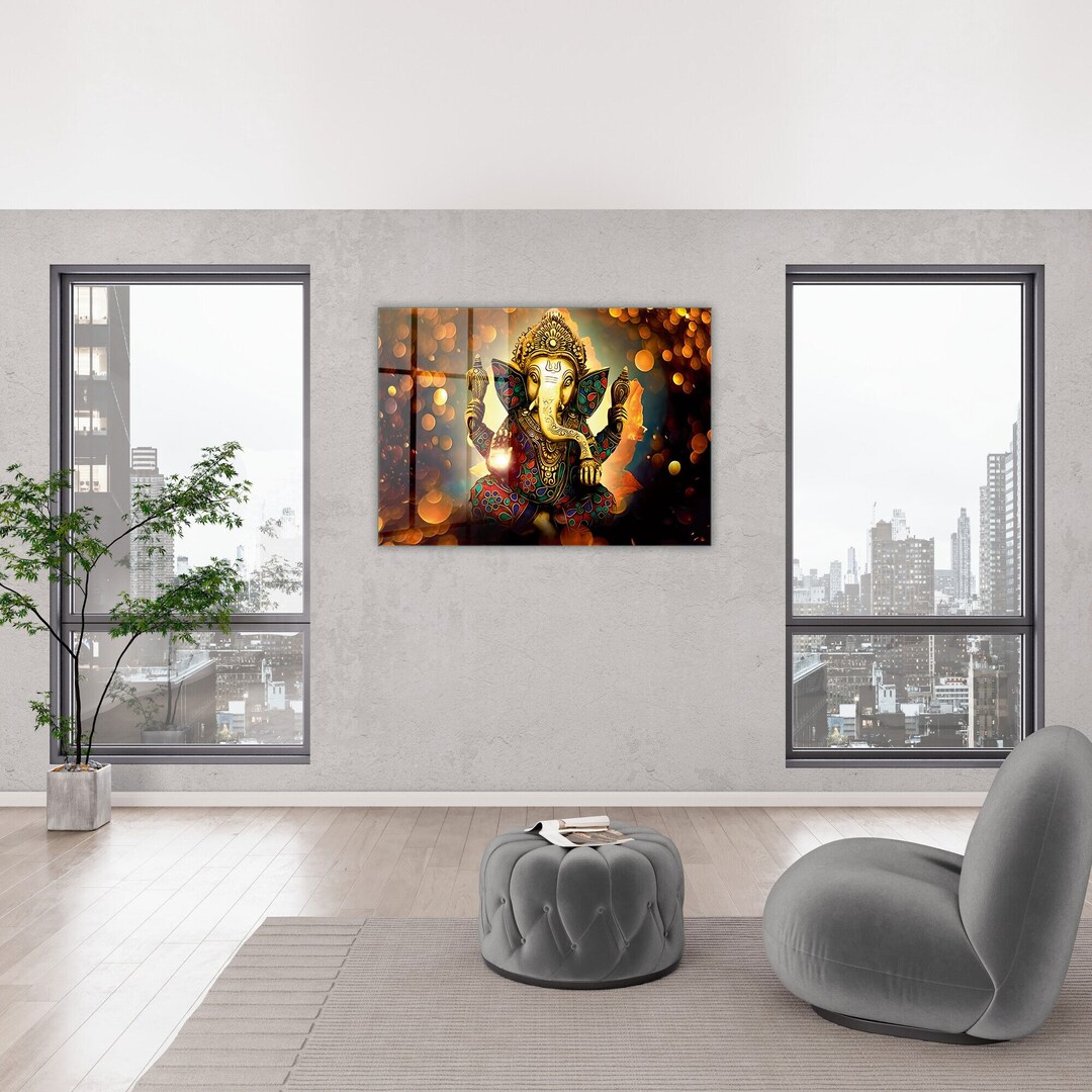 Glass Wall Art, Old Belief Wall Art, Tempered Glass Art, Wall Hangings ...