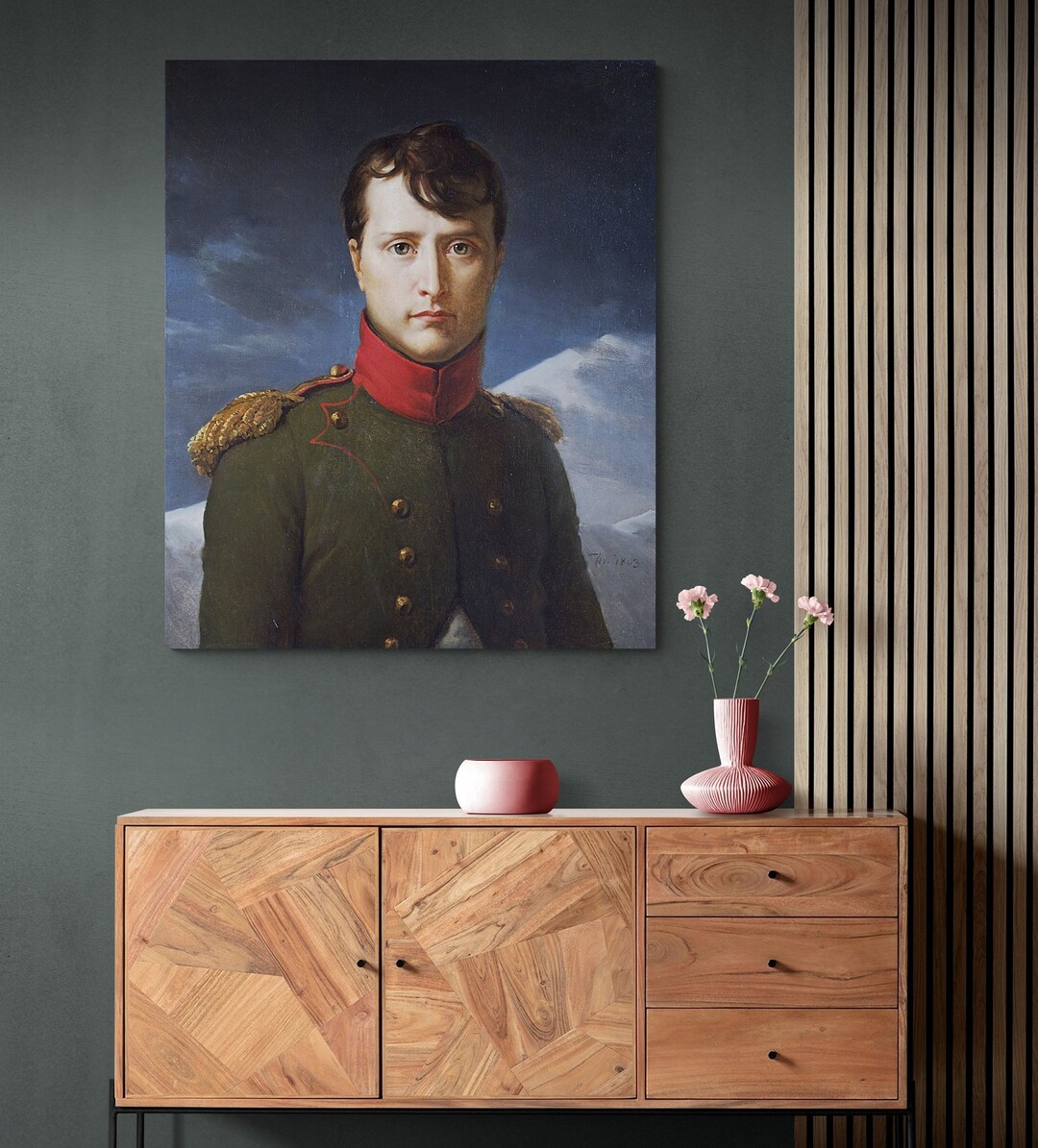 Napoleon Bonaparte Wall Art, Portrait Canvas Art, French King Wall Art ...