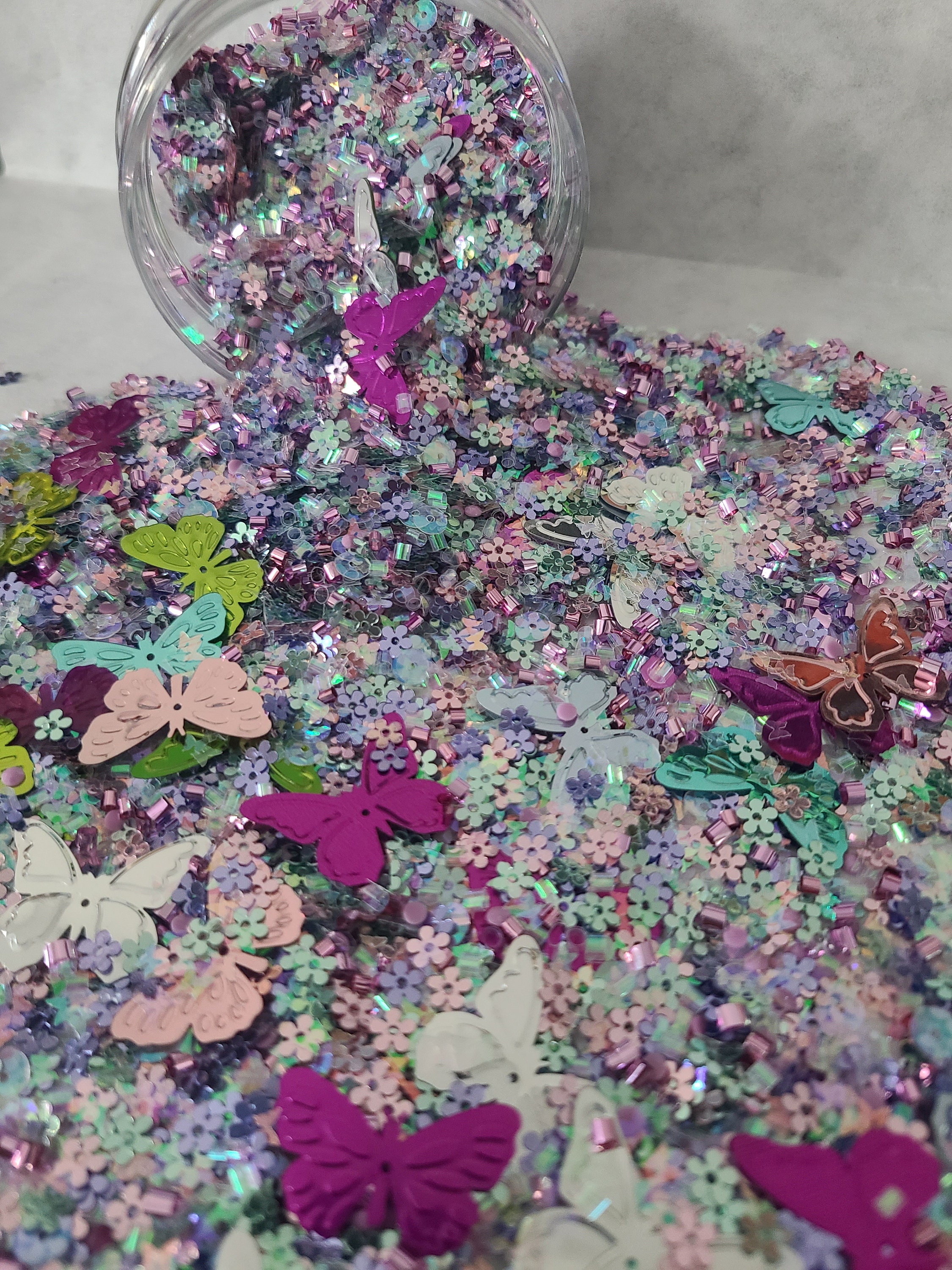 Butterfly Sequins / Butterfly Mix / Butterfly Flowers / - Etsy