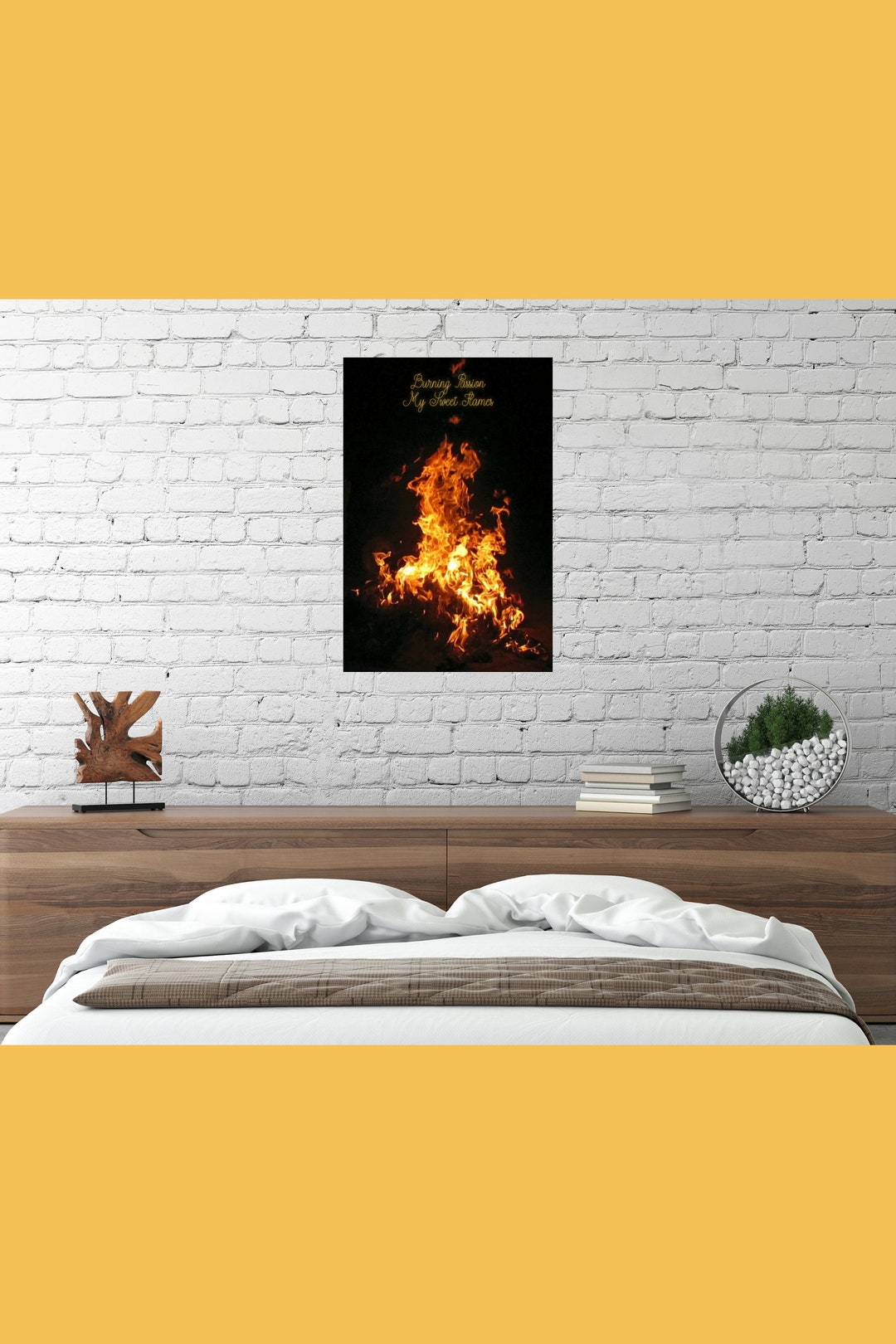 Flames Digital Art - Etsy