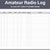 Personalized Ham Radio Log Sheet With Your Amateur Radio Call Sign ...
