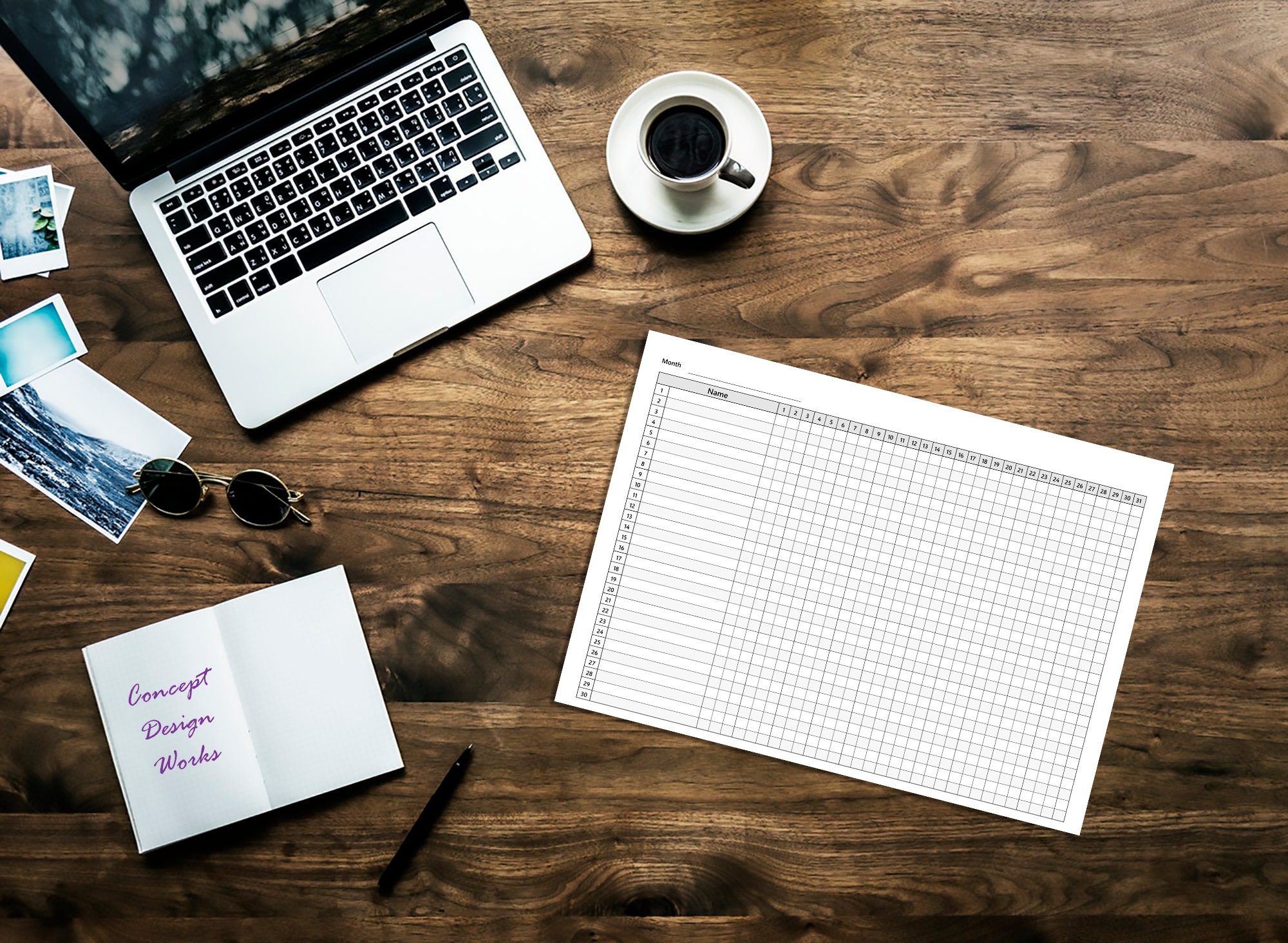 Attendance Tracker Printable Attendance Record Sheet for Schools ...