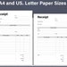 Receipt Template Printable Customer Order Receipt, Small Business Sales ...
