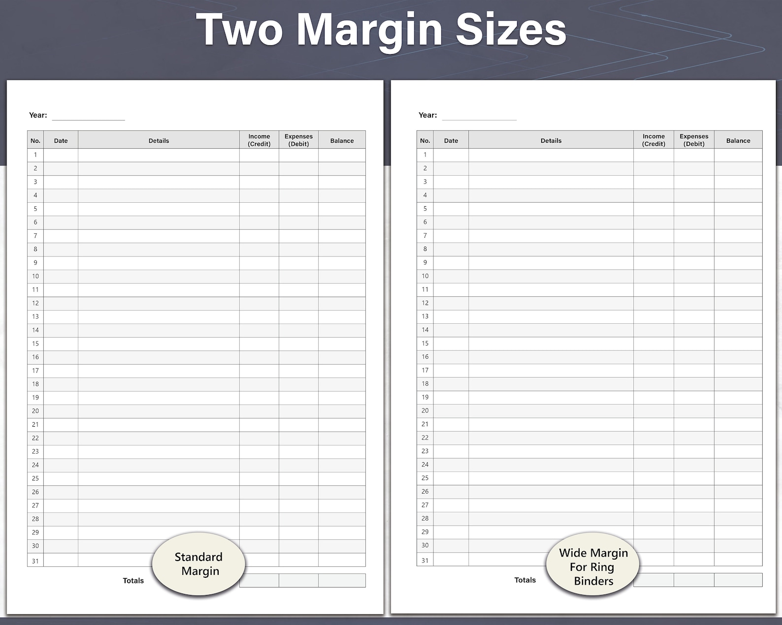 Accounting Ledger Template, Yearly Accounts and General Ledger Sheet ...