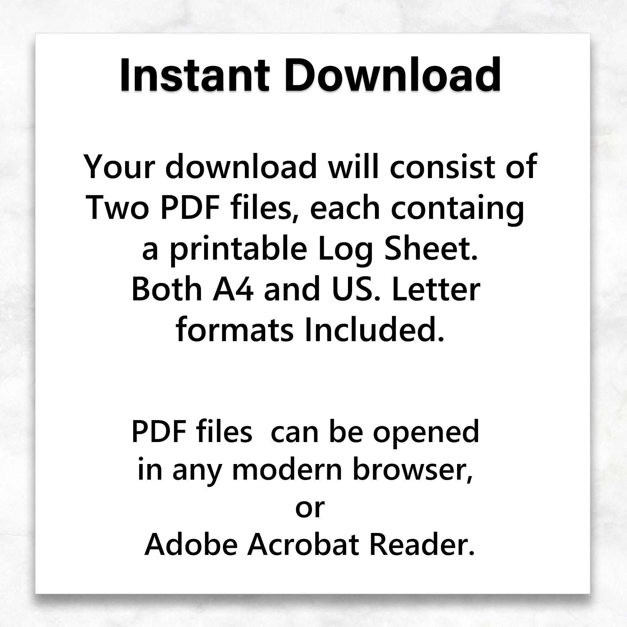 Ham Radio Log Sheets, Printable Amateur Radio Log, Logbook and QSL ...