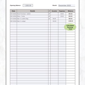 Accounting Ledger Sheet, Fillable and Printable Accounts Template ...