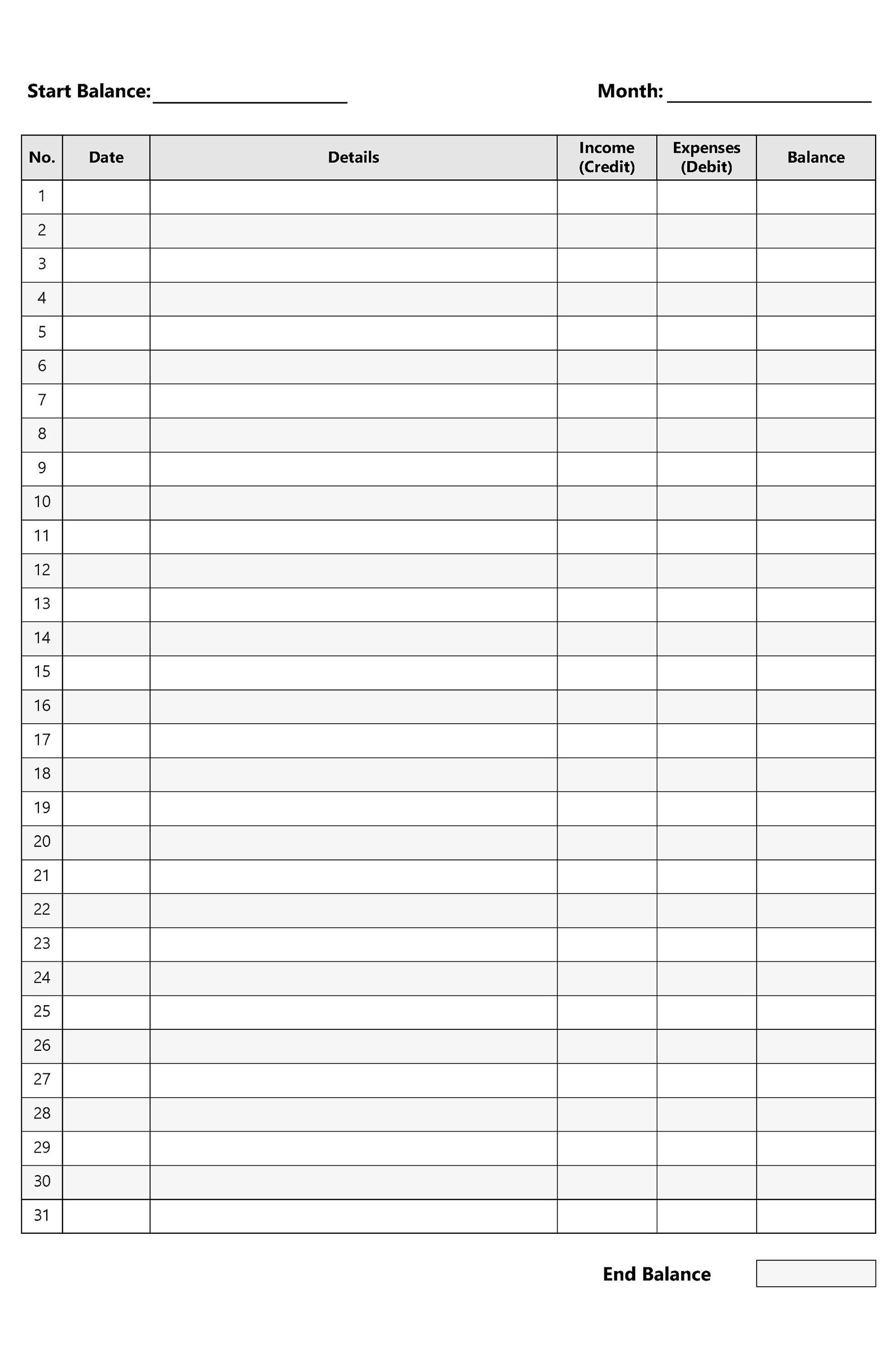 Printable Accounting Ledger General Ledger Sheet Money - Etsy