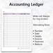 Printable Accounting Ledger Sheets and Money Tracker, Ideal General ...